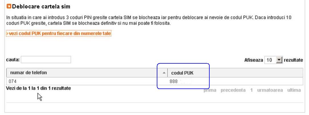 Cum poti afla codul PUK cartela ORANGE – Cum Pot Sa Fac